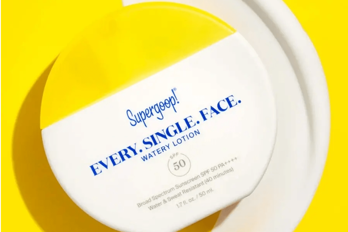 Sunscreen Supergooop: el último protector solar en loción de la marca ...