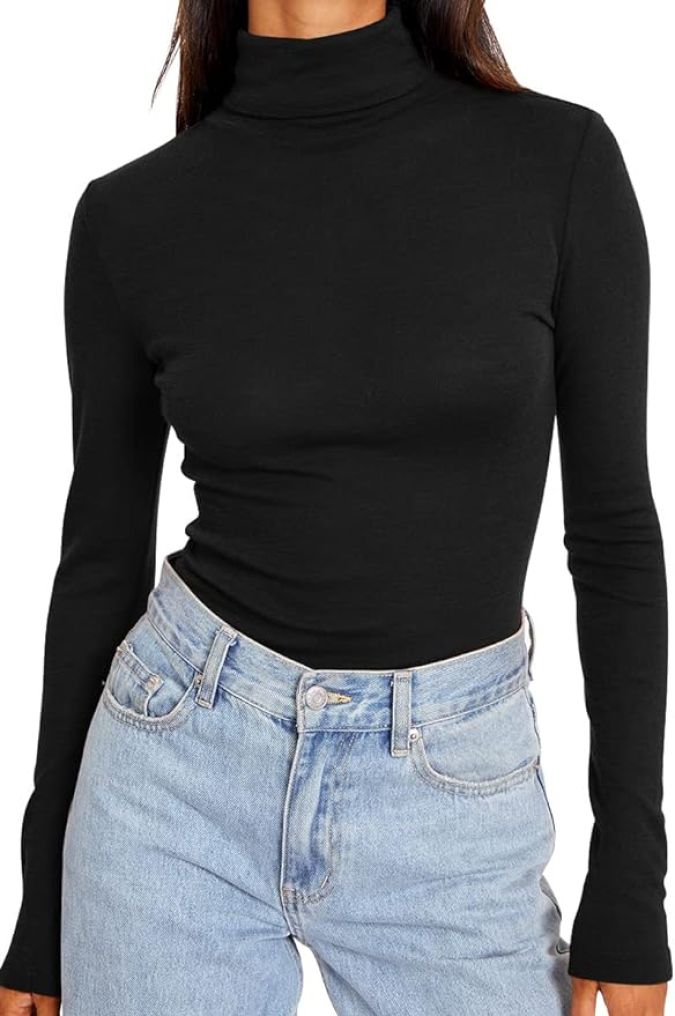 Tips de moda: cómo usar y combinar blusas con cuello de tortuga en ...
